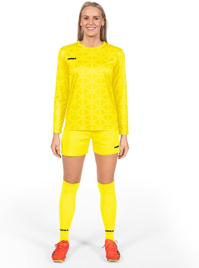 FORZA Women's Geo Long Sleeve Soccer Uniform – Quick Dry, Professional ...