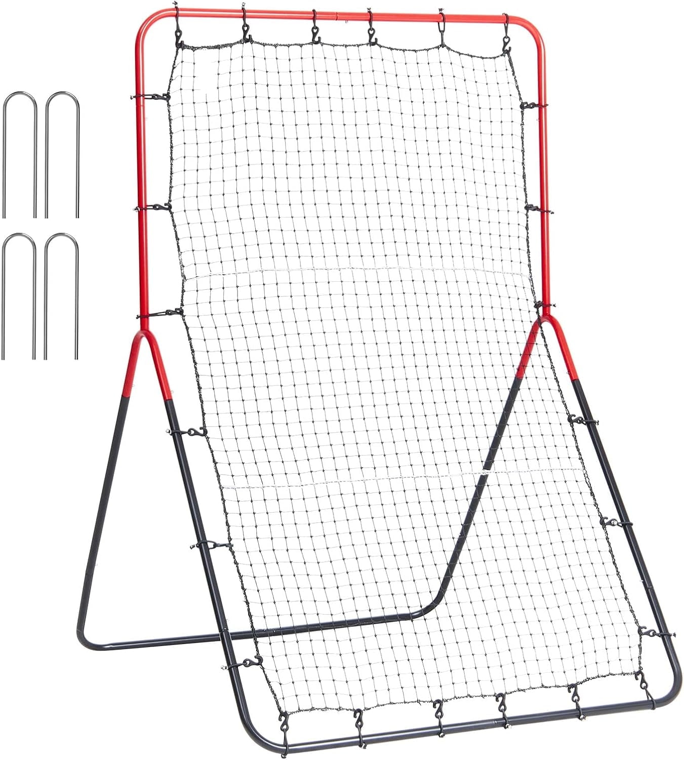 FOSH Baseball and Softball Rebounder Net, PitchBack Baseball Pitching ...