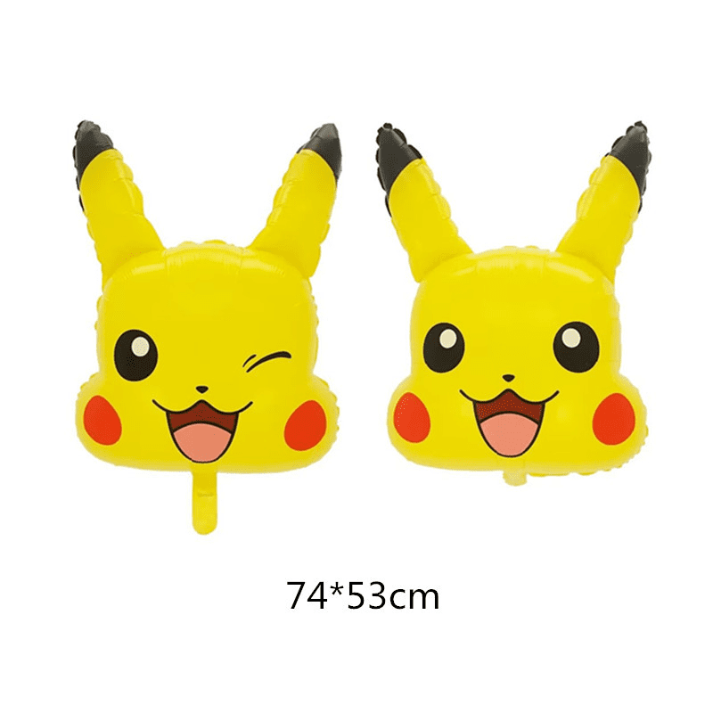 FOSH International Pikachu head Shape Balloon Pack, 30", Yellow ...