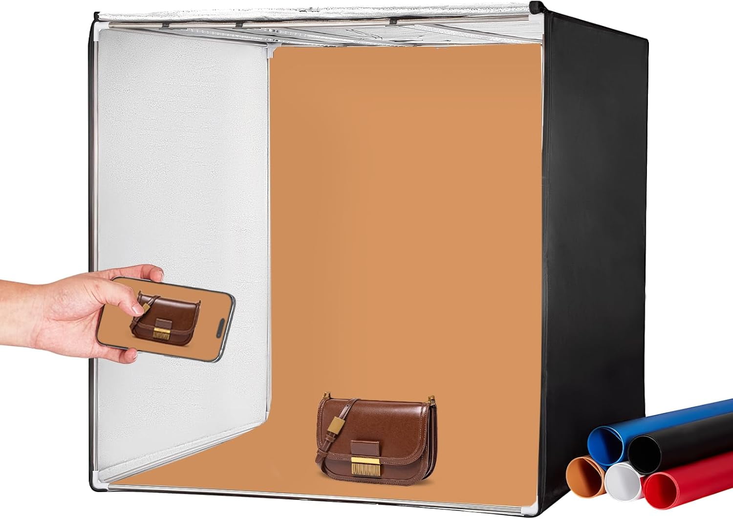 FOSH Photo Studio Light Box, 32" x 32", 5600K Professional Photo ...