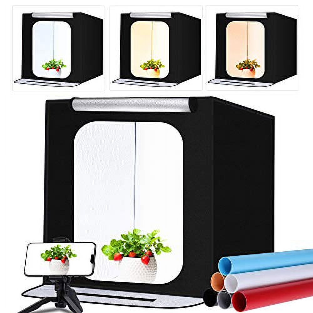 FOSITAN Photo Studio Light Box with 6 Color Backdrops - Walmart.com