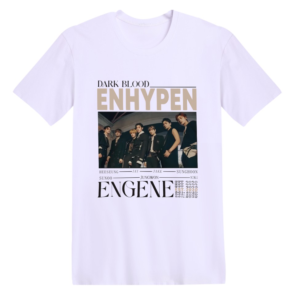 FOSSKOS EN- ENH-YPEN Comfort Short-Sleeve For Men And Women Trendy ...