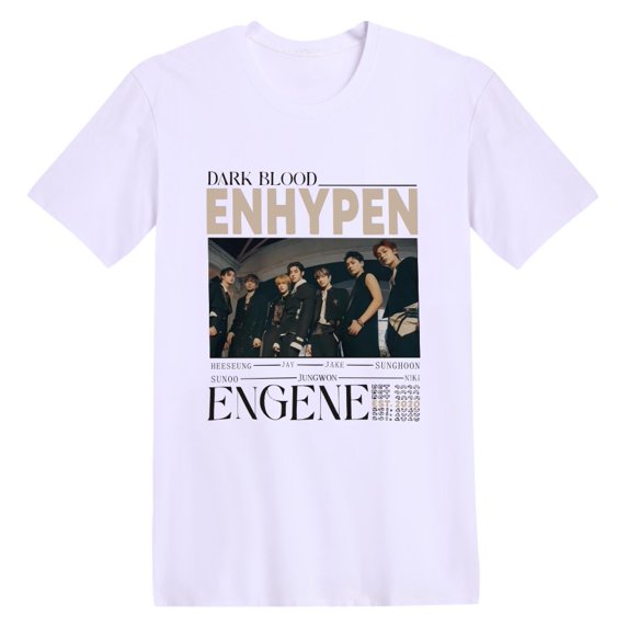 FOSSKOS EN- ENH-YPEN Comfort Short-Sleeve For Men And Women Trendy ...