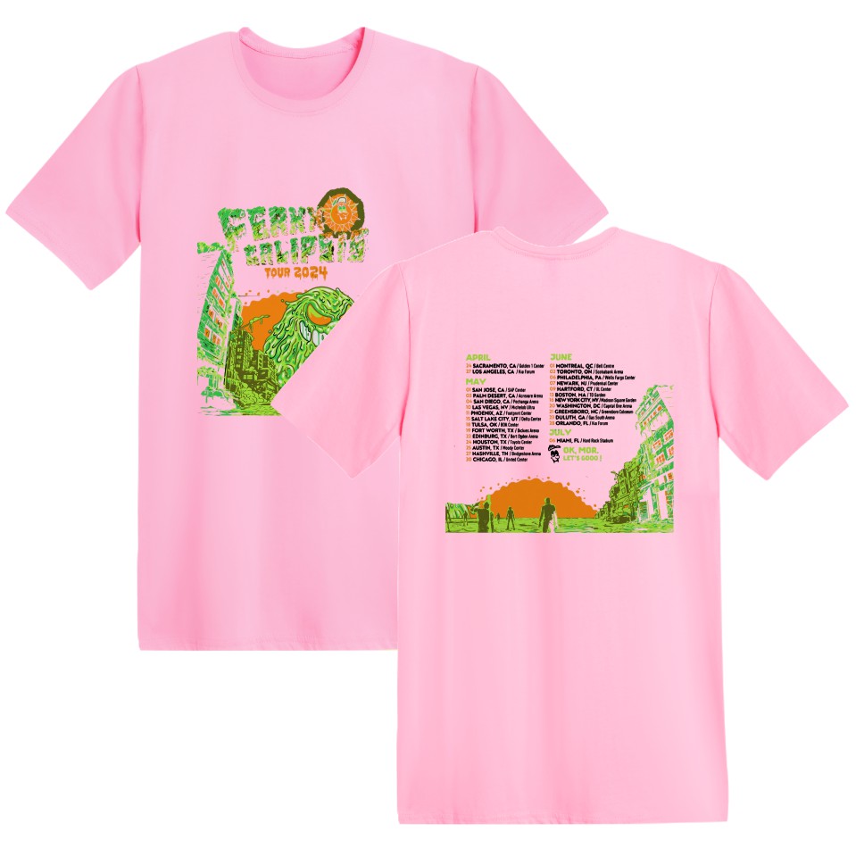 FOSSKOS Feid Ferxxo Calipsis Tour 2024 Merch T-Shirt For Men And Women ...