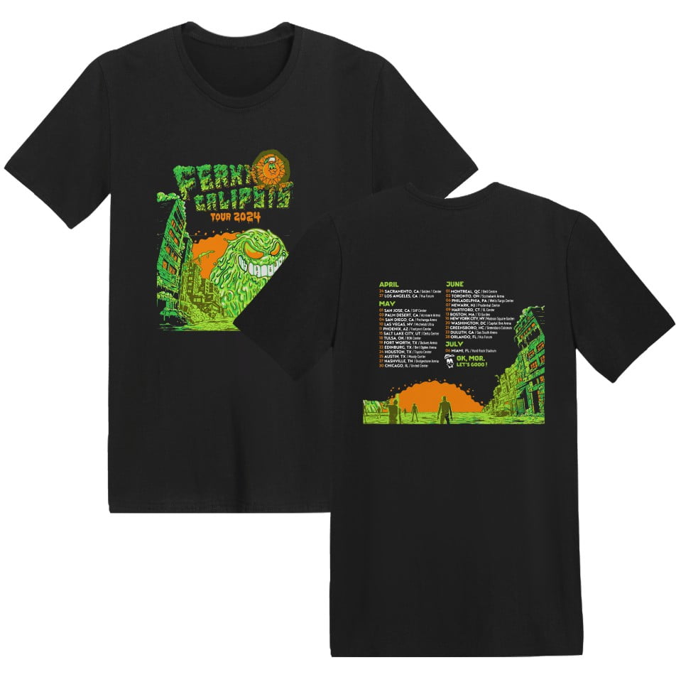 FOSSKOS Feid Ferxxo Calipsis Tour 2024 Merch T-Shirt For Men And Women ...