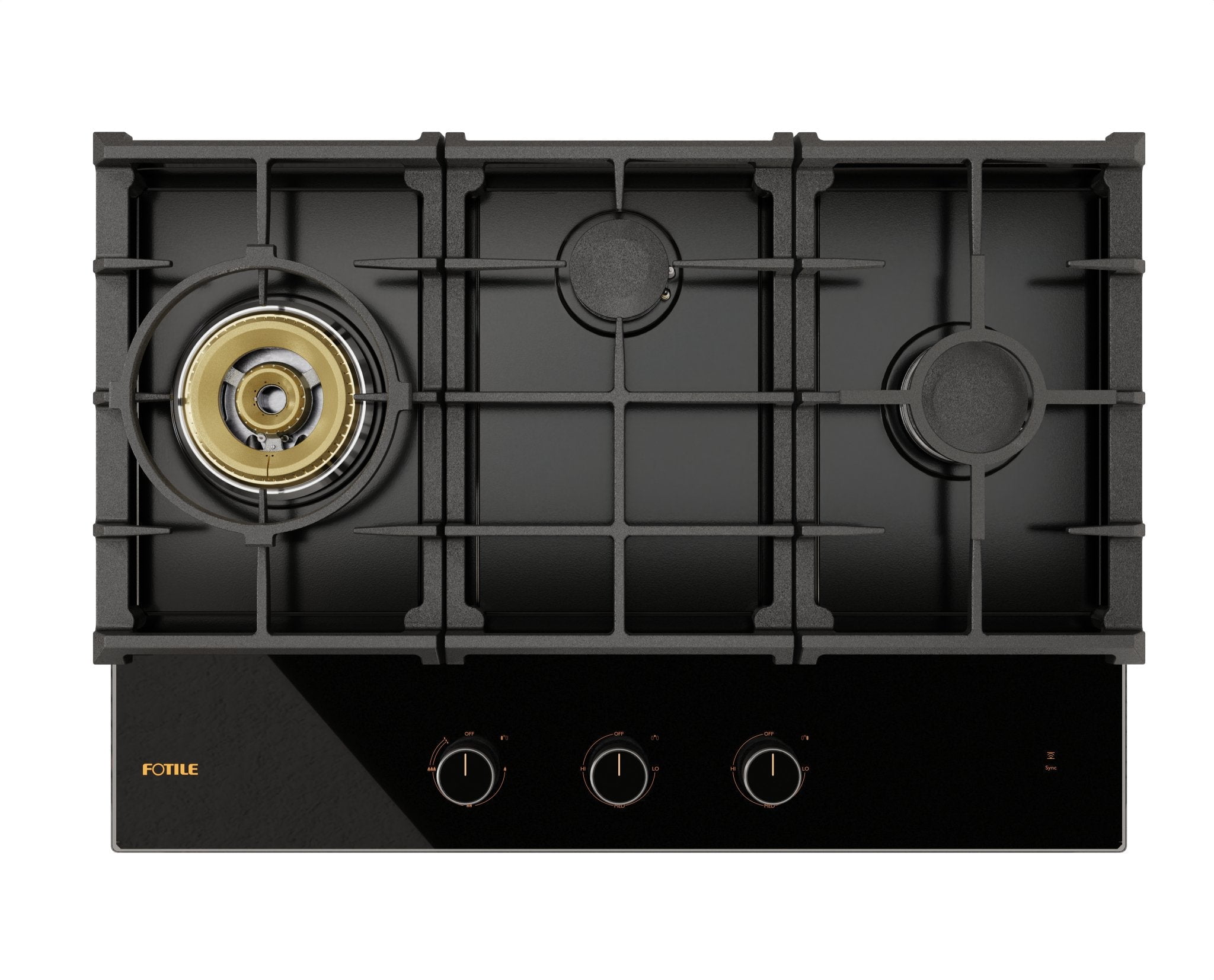 FOTILE Tri-Ring Series GLG30301 30 Inch Pro Gas Cooktop with 37K total ...