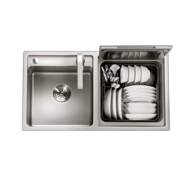 FOTILE 2-in-1 Counter-top Mounted Sink & Dishwasher Combo with Heavy ...