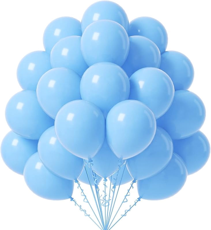 FOTIOMRG Royal Blue Balloons 12 inch, 50 Pack Royal Blue Latex Party ...