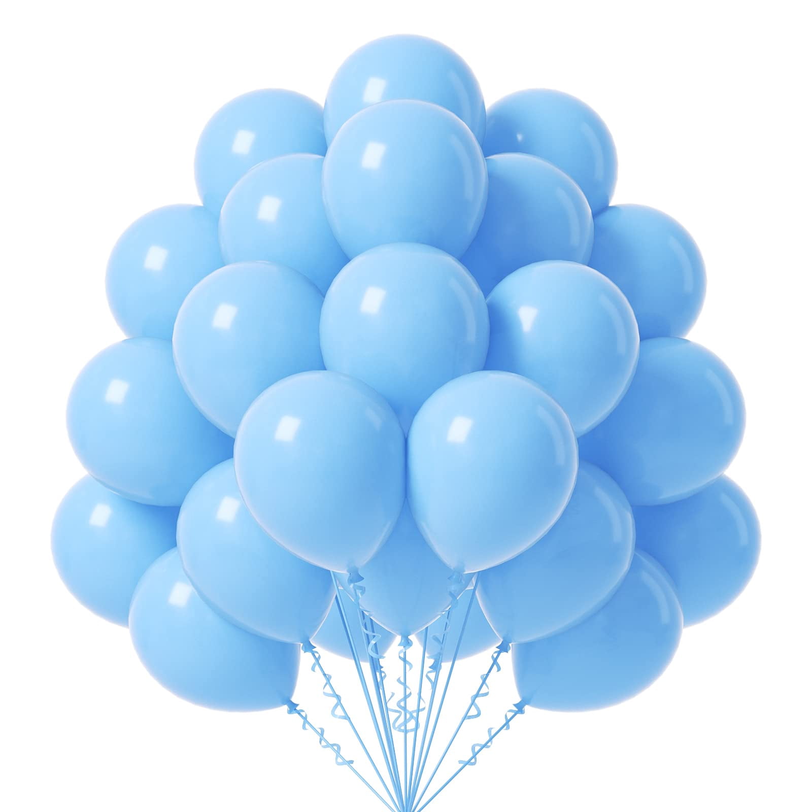 FOTIOMRG Royal Blue Balloons 12 inch, 50 Pack Royal Blue Latex Party ...