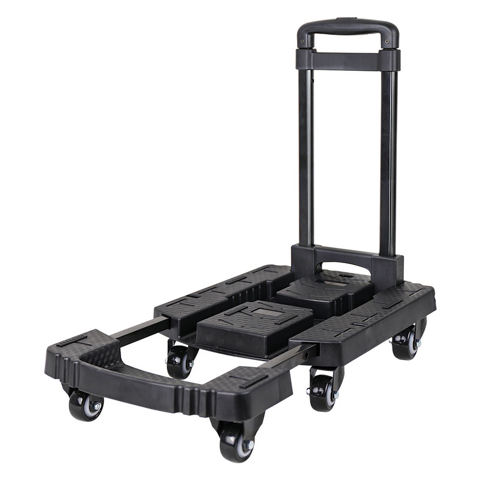 Costway 660lbs Folding Platform Wheeled Cart Dolly Foldable Moving ...