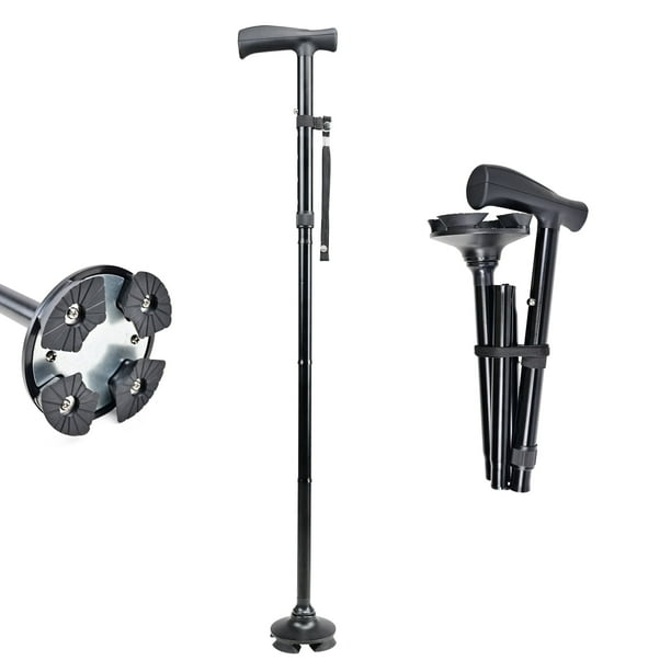 FOUKUS Foldable Walking Cane: Adjustable, Lightweight, Sturdy for Tall ...
