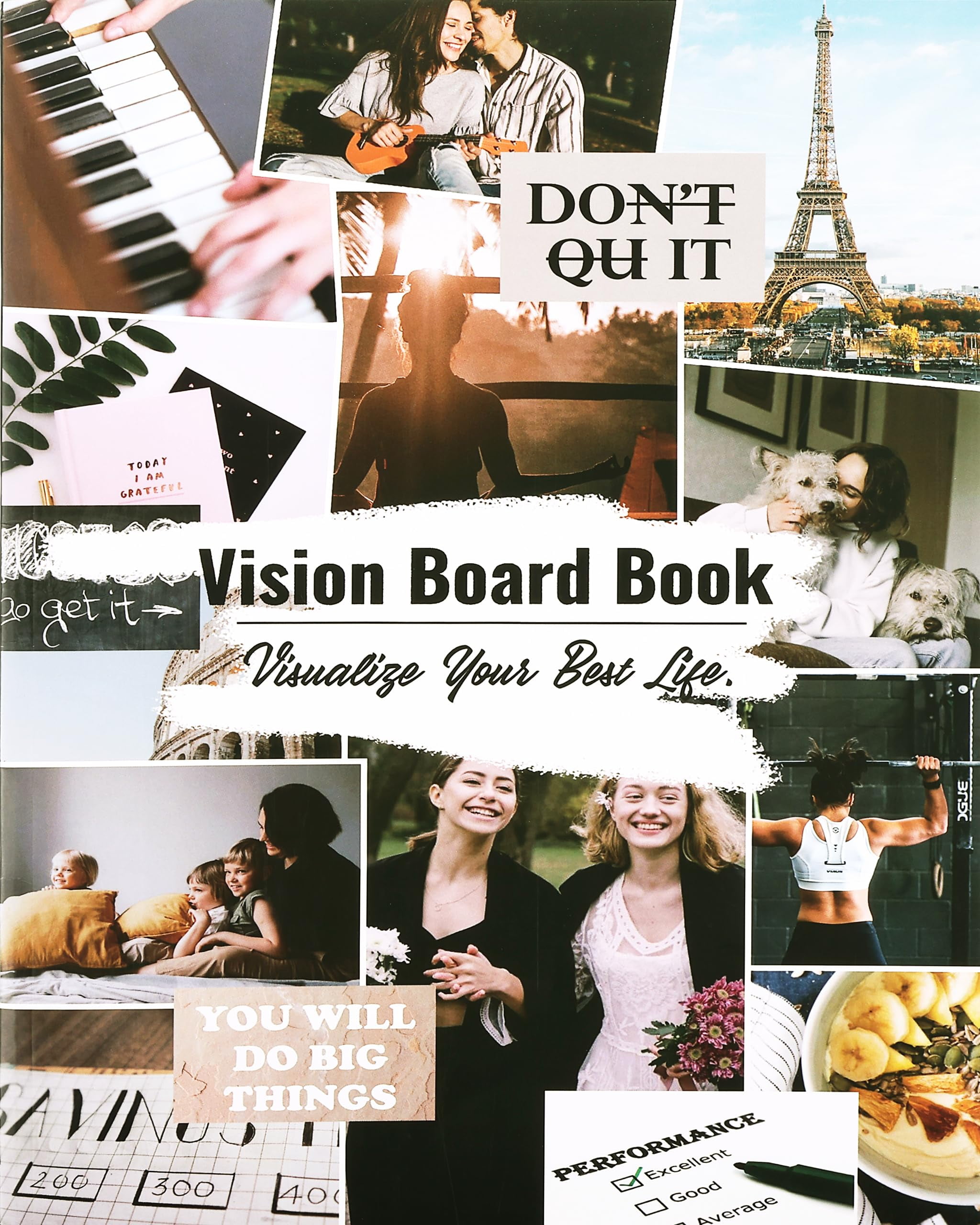 FOUNCY Vision Board Book - 1200+ Inspirational Pictures & Quotes Vision ...