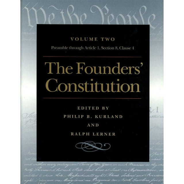 FOUNDERS' CONSTITUTION VOL 2, THE (Paperback) - Walmart.com