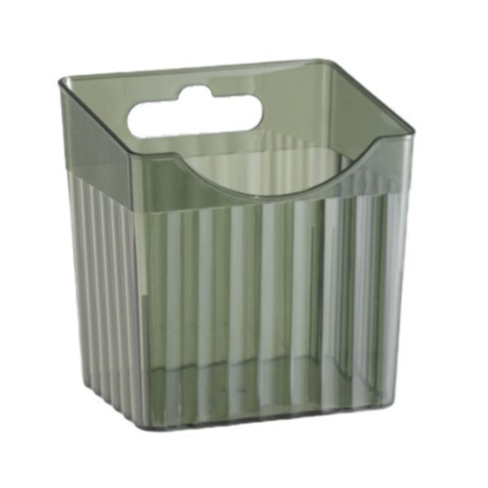 FOUNDLDF 1PC Storage Bin, Wall Mounted Floating Shelf, Clear Plastic ...