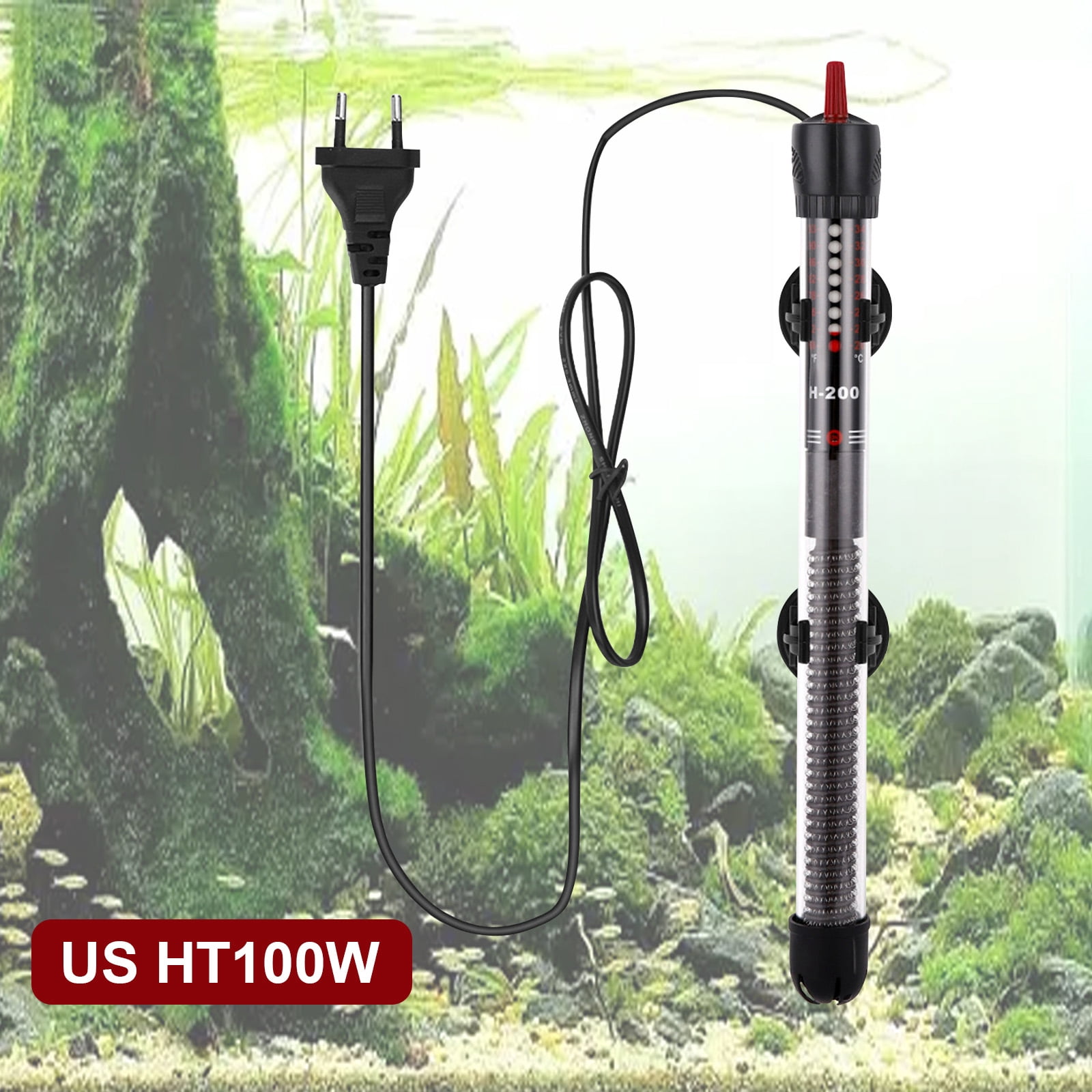FOUNDLDF Aquarium Heater, 100W Fish Tank Heating Stick, Fish Tank ...
