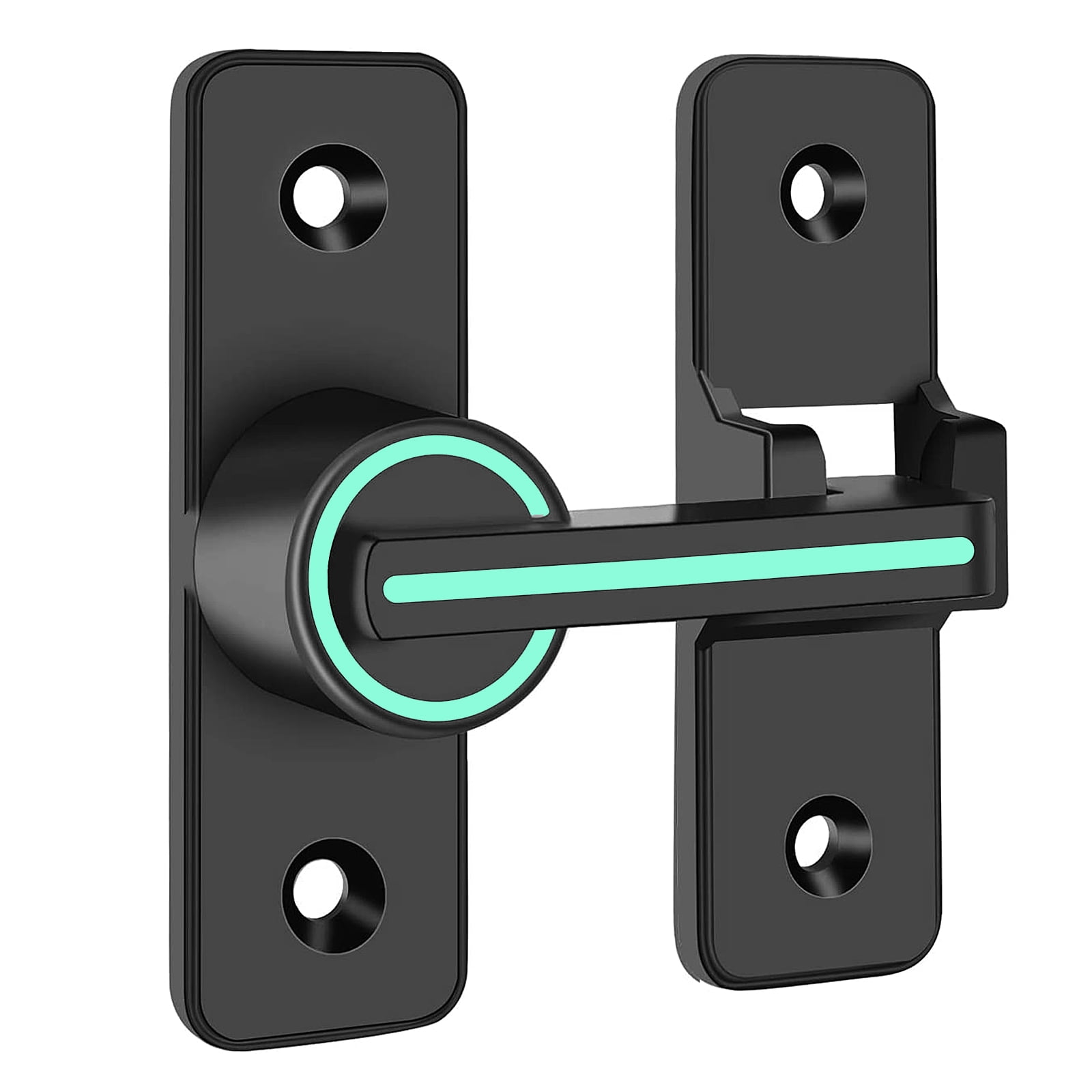 FOUNDLDF Door Lock , 180° Heavy Duty Gate Latches Flip Latch Safety ...
