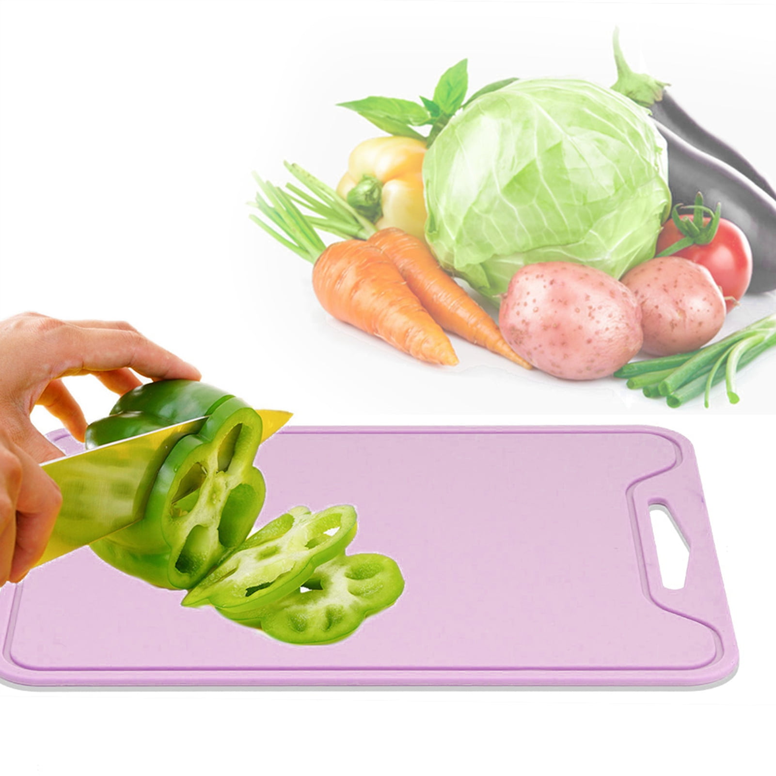 FOUNDLDF Food Grade Silicone Flexible Cutting Board Chopping Board for ...
