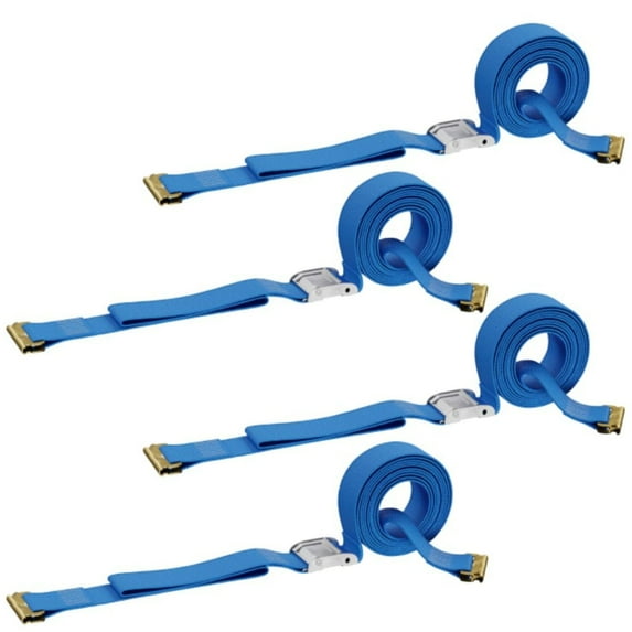 "FOUR 2"" x 20' E-Track Cam Straps, Durable Cam Buckle Strap Cargo Tie ...