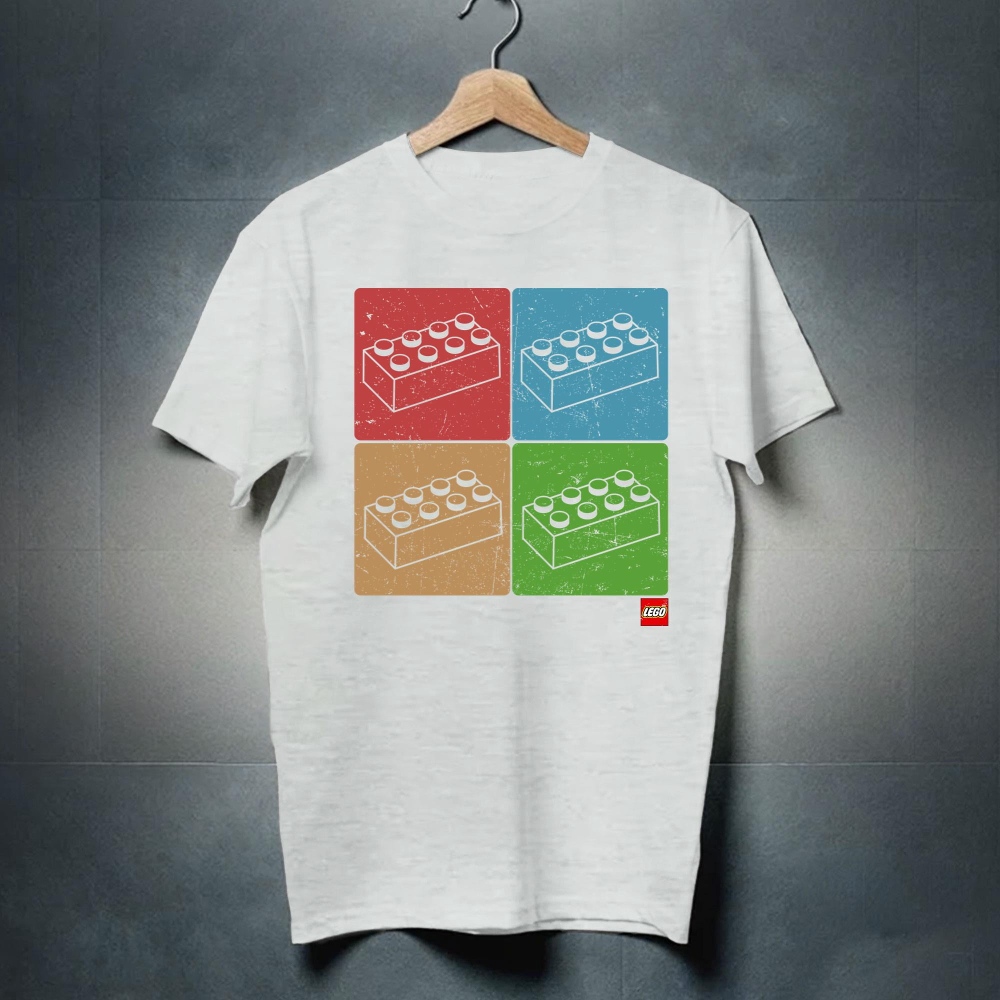 FOUR LEGO BRICKS - BLOCKS T-Shirt NWT Licensed-TH1070 - Walmart.com