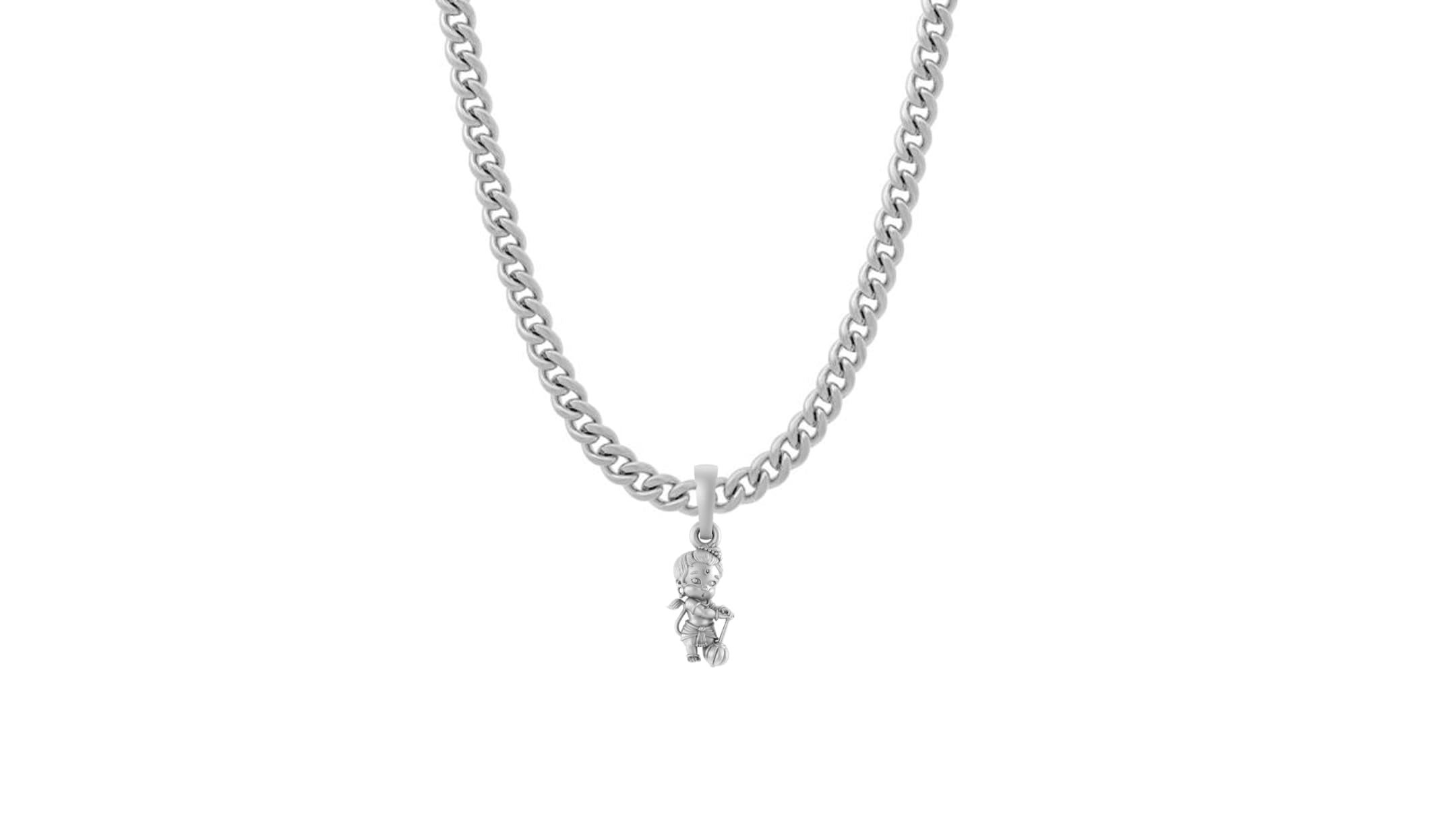 FOURTHLINE God Hanuman Sterling Silver (92.5% Purity) Balaji Maruti ...