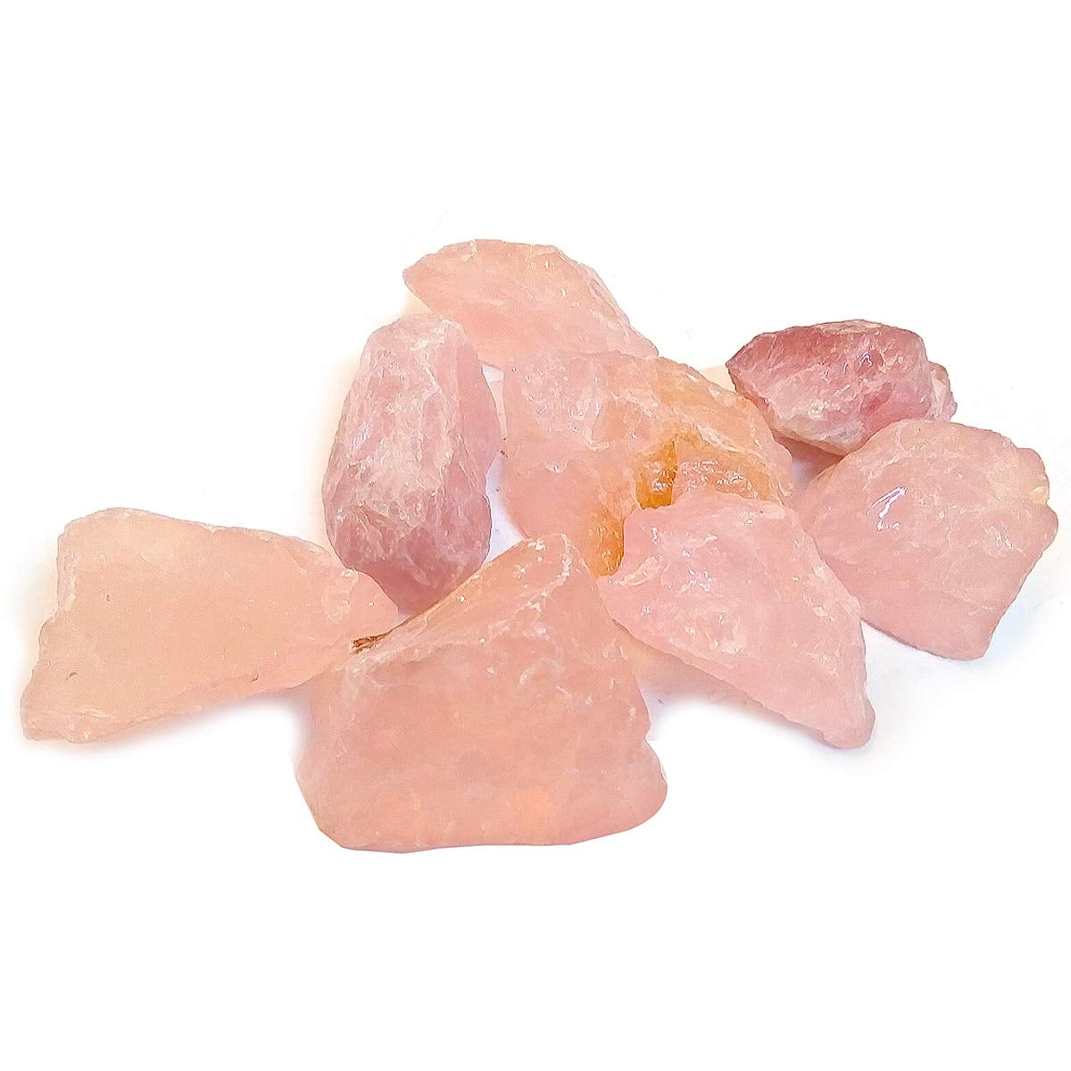 FOURTHLINE Natural Rose Quartz Raw Rough Stone 100 Grams for Reiki ...