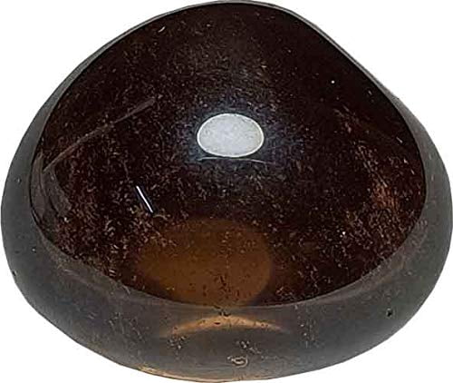 FOURTHLINE Natural Smoky Quartz Healing Crystal Brown Color Tumble ...