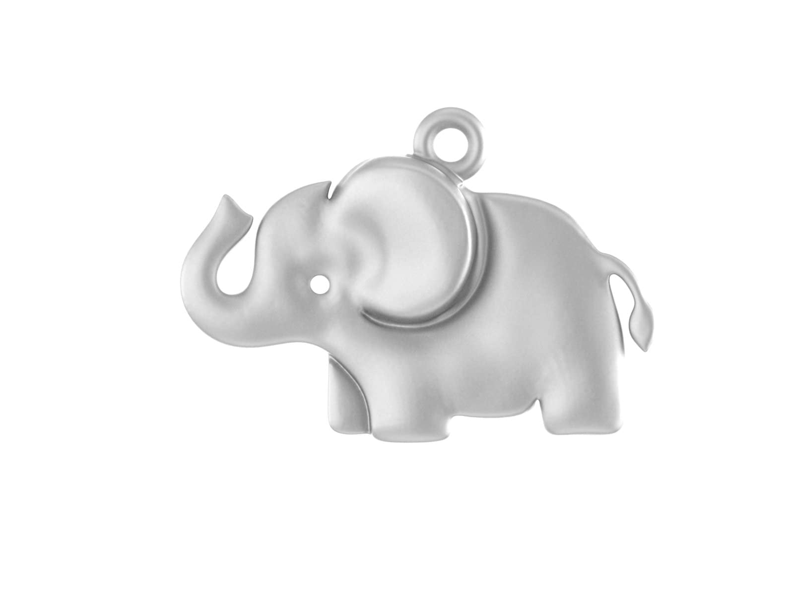 FOURTHLINE Sterling Silver (92.5% purity) Strength Symbolic Elephant ...