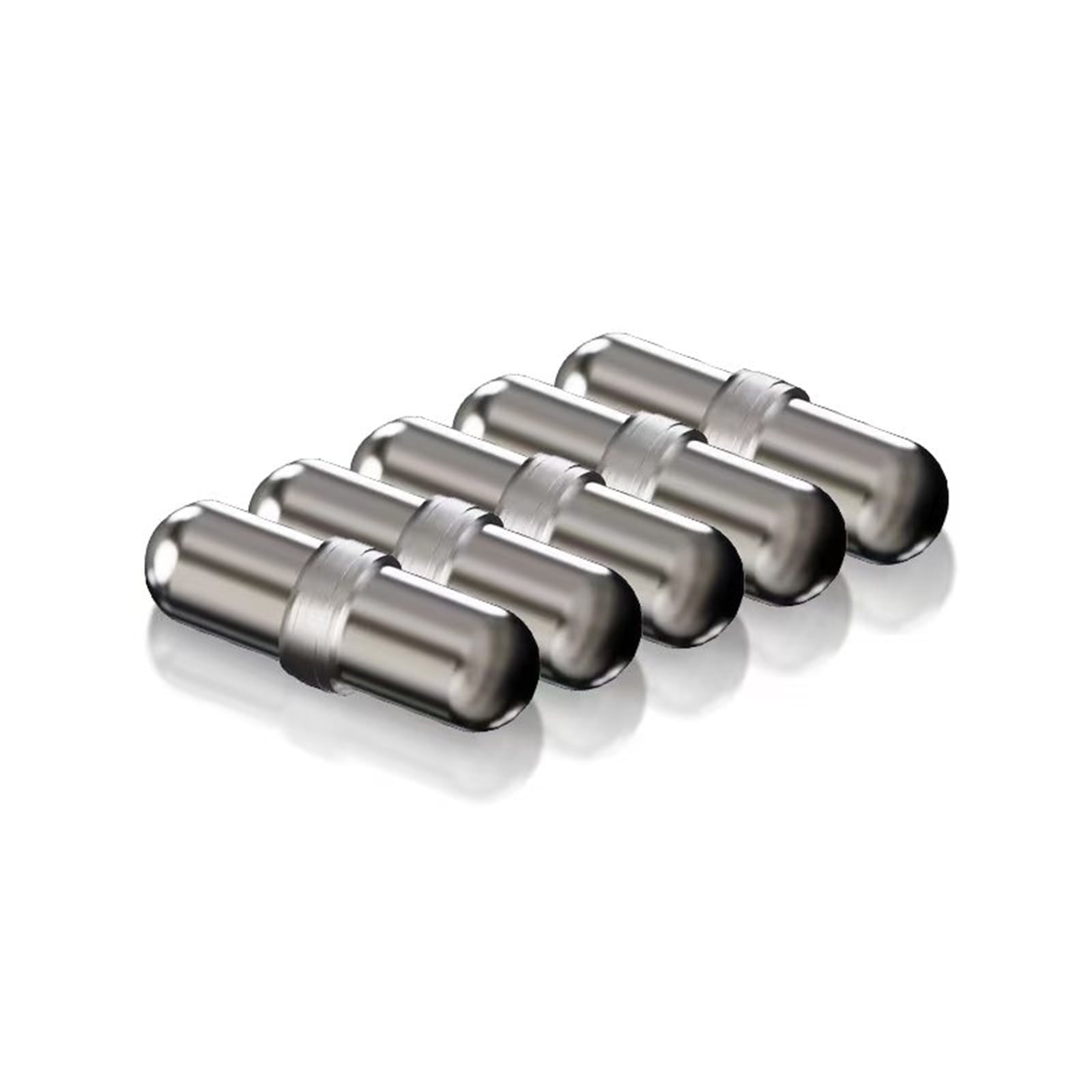 FOVNOT 5 Pcs Magnetic Stir Bar Stainless Steel Magnetic Stir Bar ...