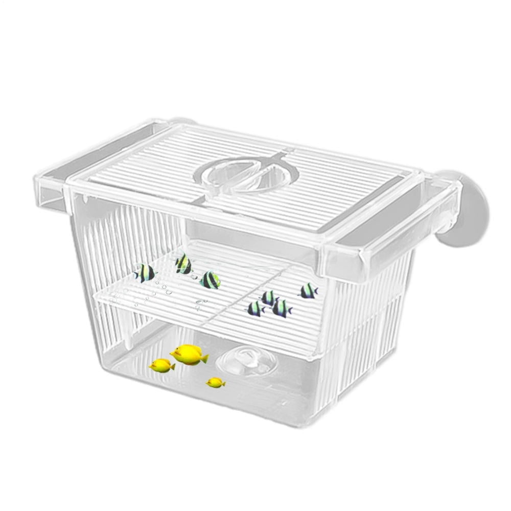 FOVOLAT Fish Breeding Box Acrylic Hatchery Incubator Tank Fish Tank ...