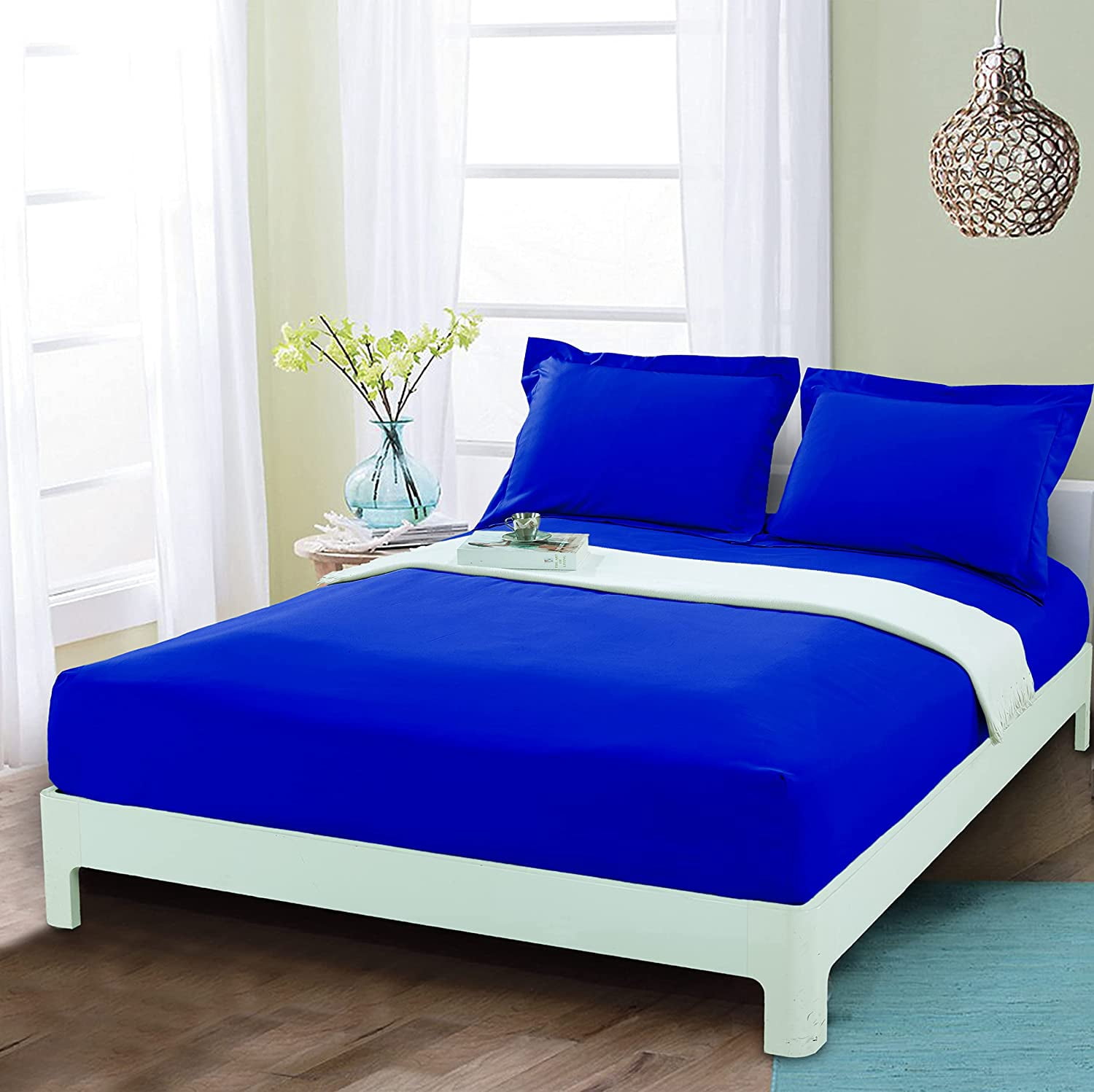 FOWWCN-Twin Fitted Sheet - Deep Pocket Cooling Sheets up to 16 inch ...