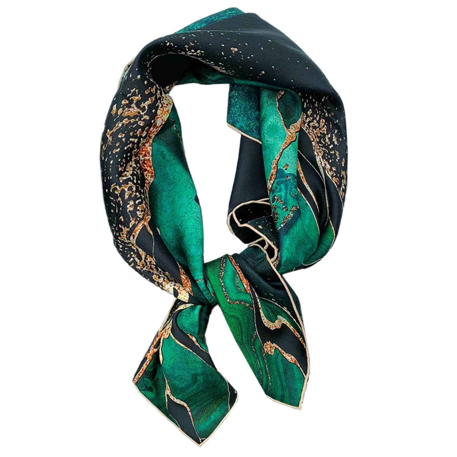 FOX-TECH Silk Scarf for Hair - Head Scarf for Women, Lightweight Satin ...