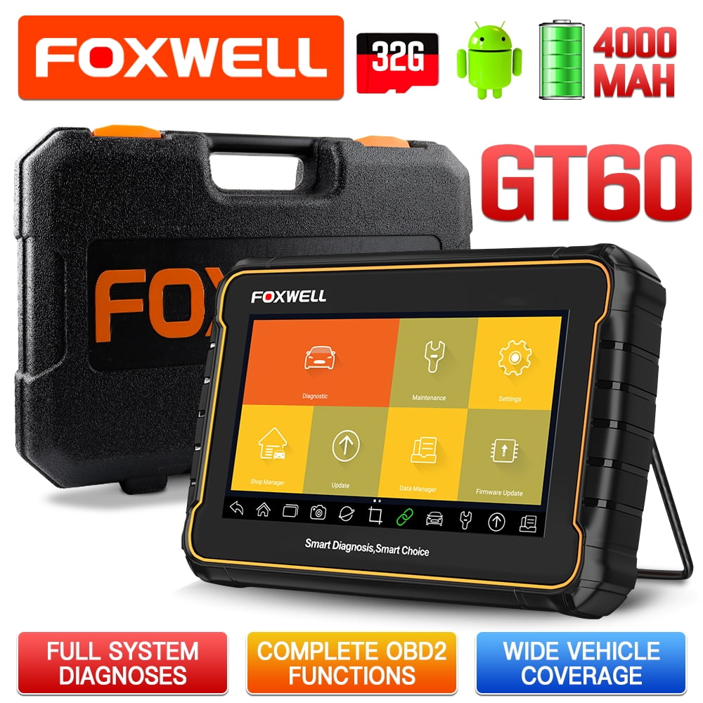 FOXWELL GT60 BT Bidirectional All System Car OBD2 Scanner Diagnostic ...