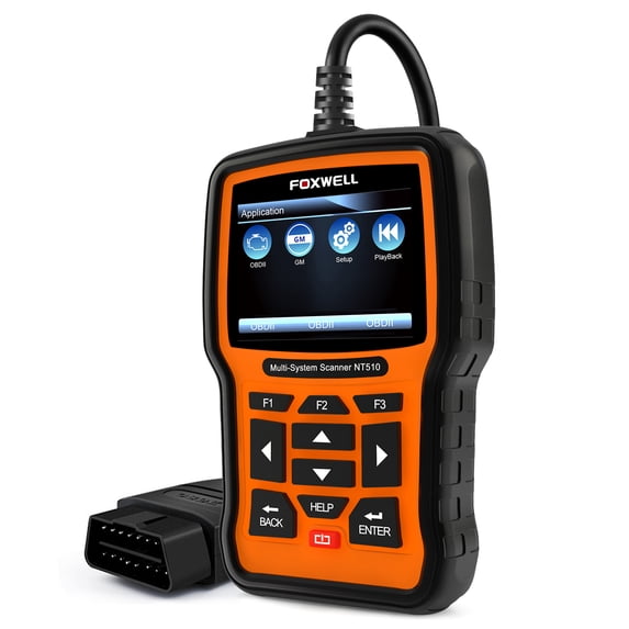FOXWELL NT510 Elite OBD2 Scanner for GM - Diagnostic Tool with Full ...