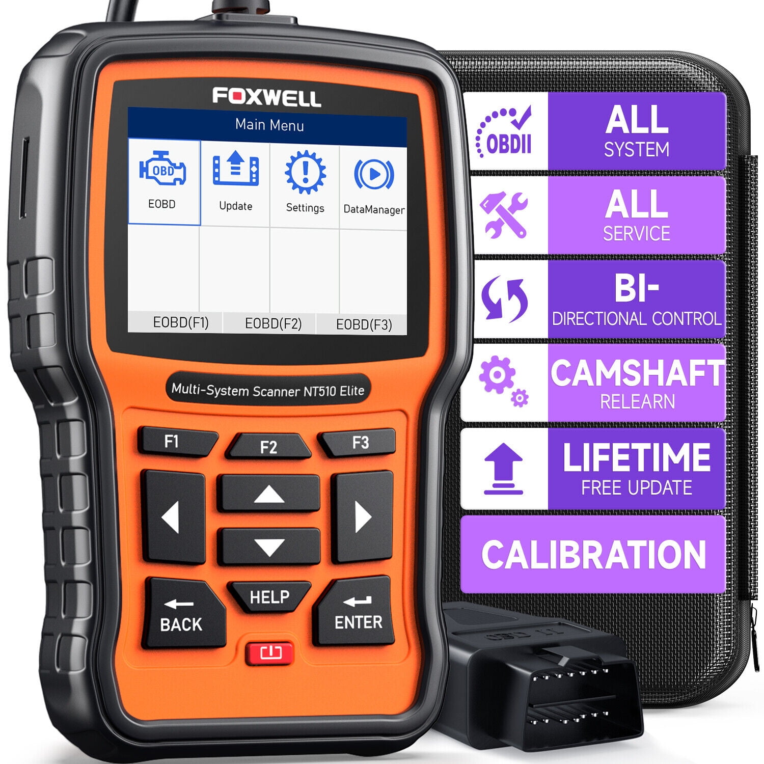 FOXWELL NT510 Elite OBDII Scanner for Mercedes Benz Sprinter Smart ...