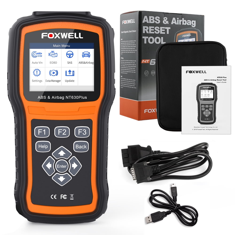 FOXWELL NT630 Plus OBD2 Scanner ABS SRS Code Reader Automotive OBD II ...