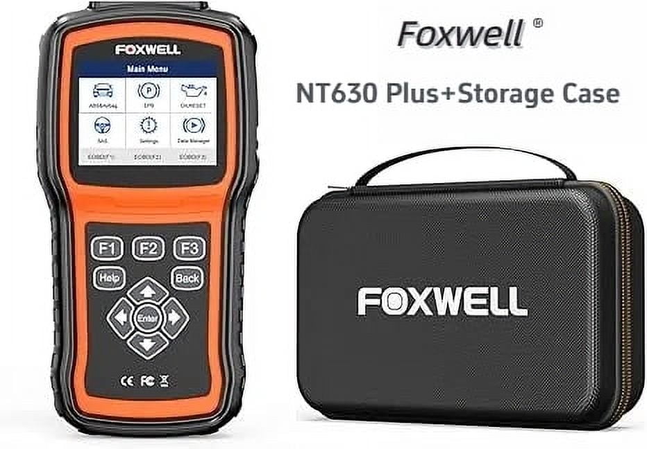 FOXWELL NT630 Plus Professional Enhanced OBD2 Scanner with NT301 CASE ...