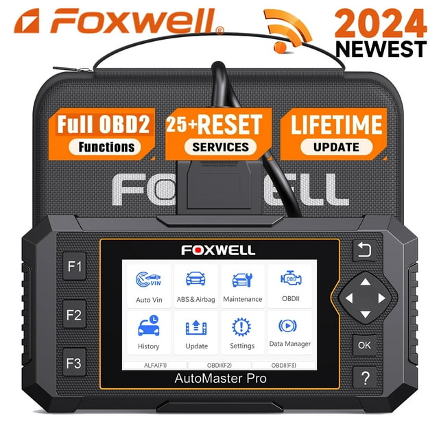 FOXWELL NT650 PRO OBD2 Scanner Engine ABS SRS Bidirectional Diagnostic ...