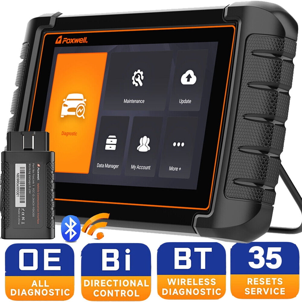 Foxwell NT809BT Automotive Diagnostic Tool with Bi-Directional Control ...
