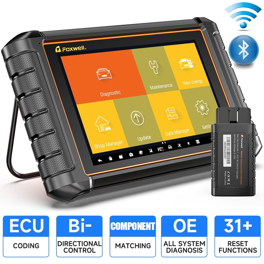 FOXWELL NT909 Advanced Automotive Diagnostic Scanner Car Scanner Full System Diagnostic Tool ...