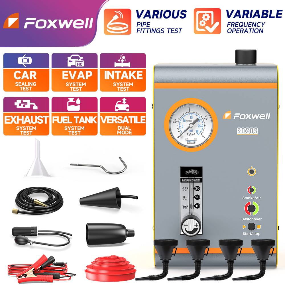 FOXWELL SD203 Automotive Smoke Machine Vacuum Leak Detector Automotive ...