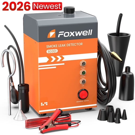 FOXWELL SD301 Automotive Smoke Leak Detector with Built-in Air Pump ...