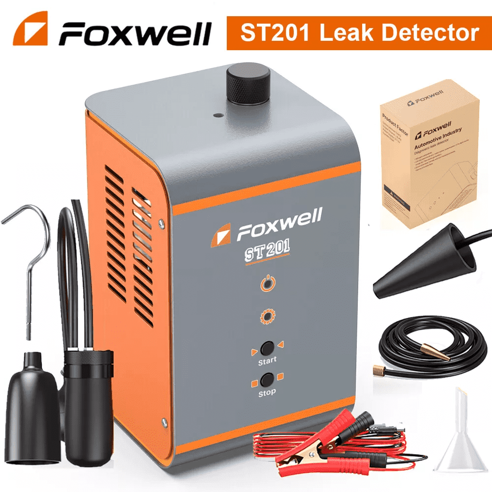 FOXWELL ST201 Automotive Smoke Machine Leak Detector Built-in Air Pump ...