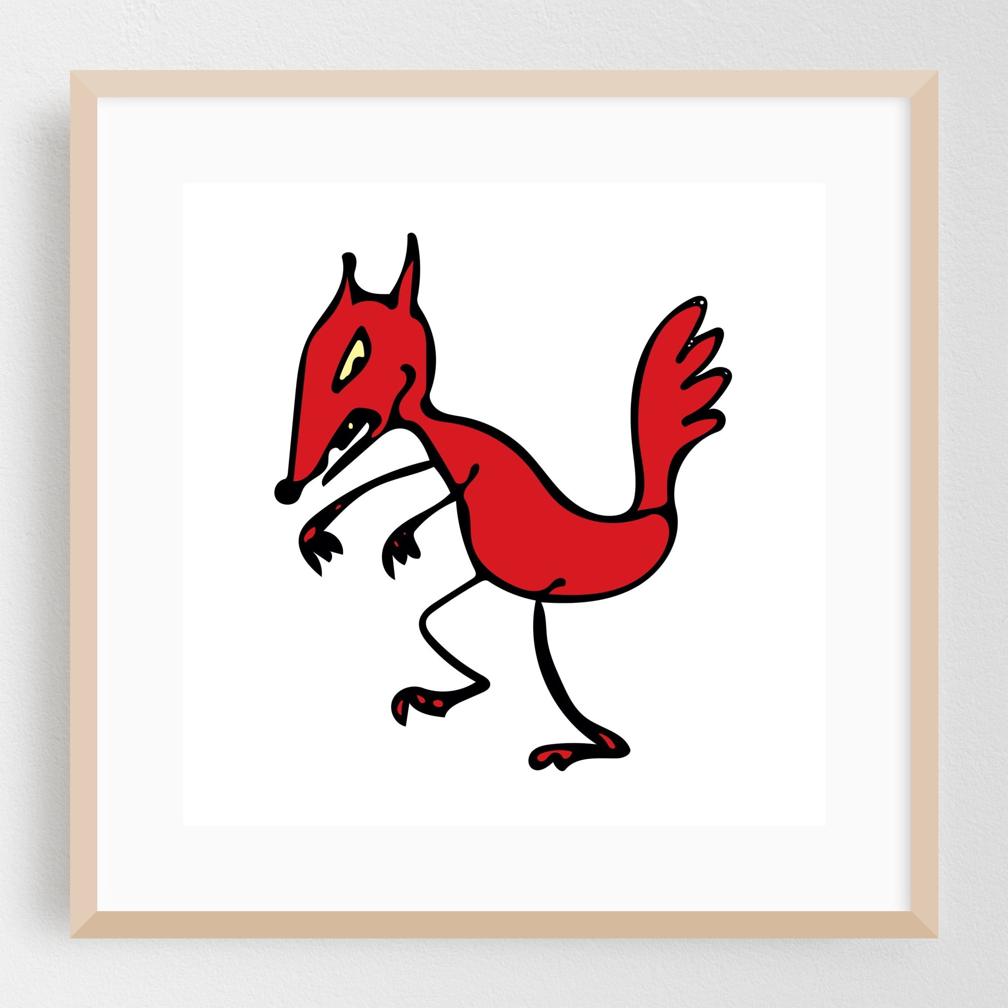 FOXY MCFOX - the foxiest fox in all of Foxtown! - Drawing Fox Whimsical ...