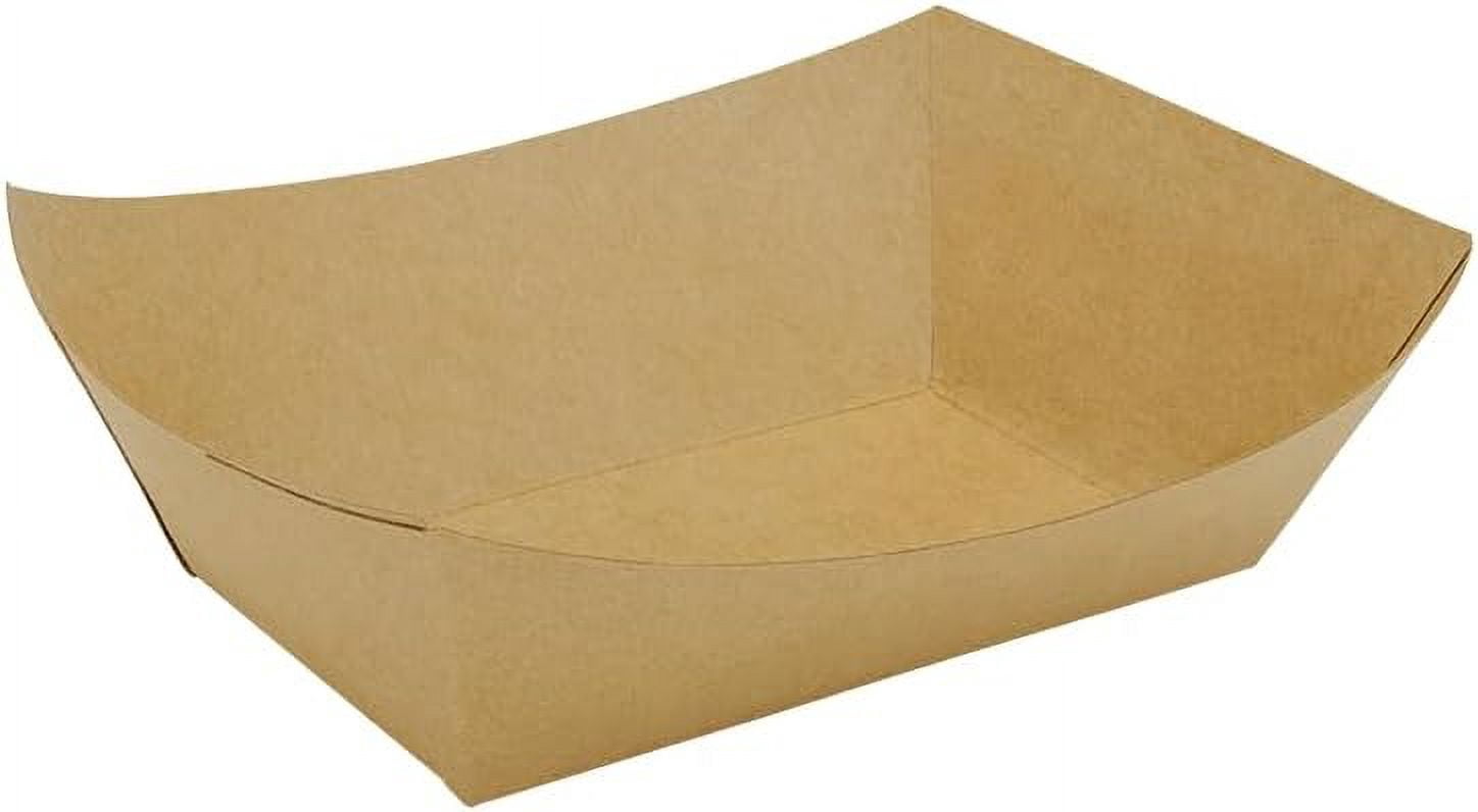 FP-FT100K Kraft Paper Food Serving Tray, 1.0lb Capacity, for Hotdog ...