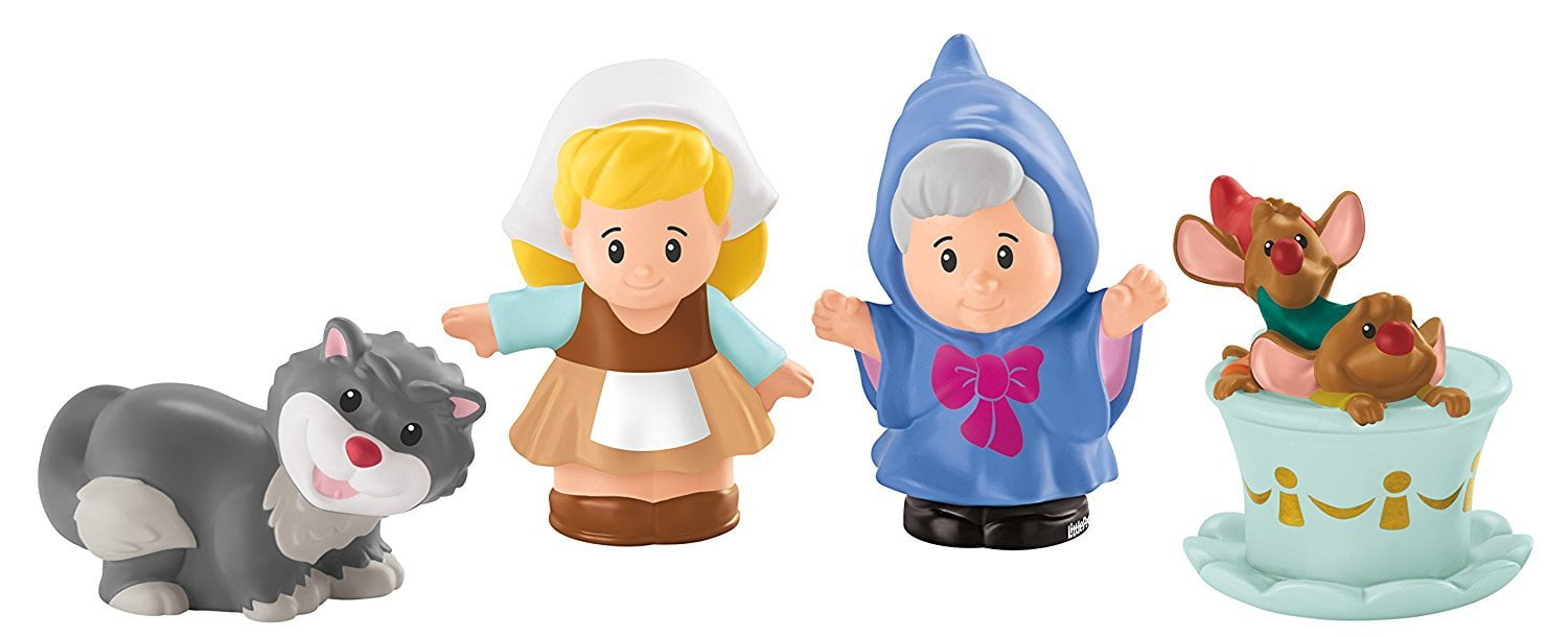 FP Little People Disney Princess Cinderella and Friends Buddy Pack ...