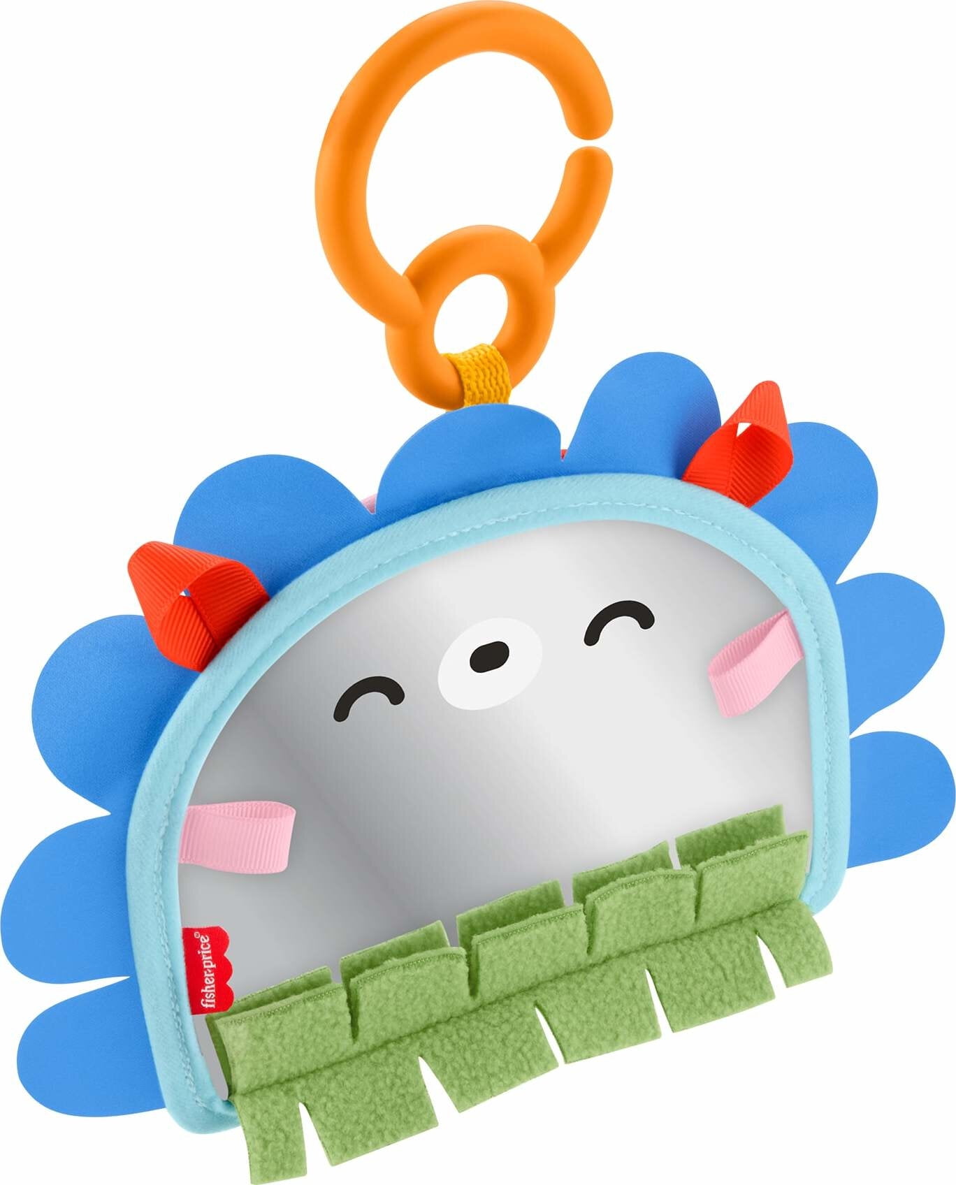 Fisher-Price Prop N Go Portable Mirror Baby Tummy Time Sensory Activity ...