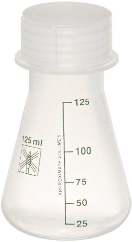 FP0125 Polypropylene Wide Mouth Conical Erlenmeyer Flask, 125ml ...