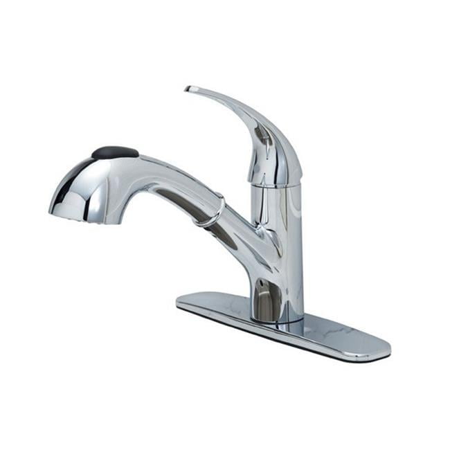 FP4A4079CP-ACA1 Pacifica Series Chrome Single Handle Kitchen Faucet ...