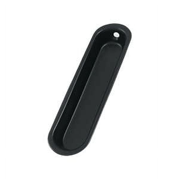 FP828U19 4" x 1" Oval Flush Pull - Matte Black - Walmart.com