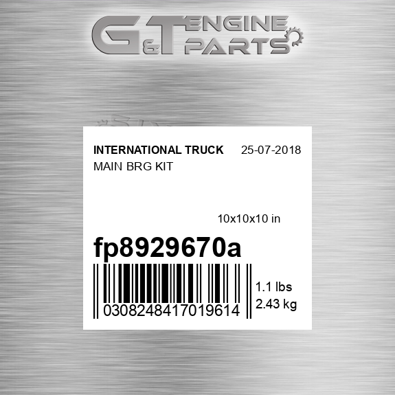 FP8929670A MAIN BRG KIT fits INTERNATIONAL TRUCK (New OEM) - Walmart.com